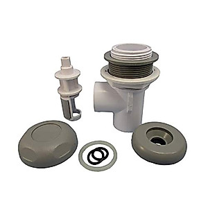 Hot Tub Spa Part Gray Waterfall Valve with (2) 3/4" Barbs
