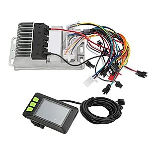 VGEBY Brushless Motor Controller Set, 48V 60V 500W930LCD Panel Set 3 Modes Sine Wave Controller for Electric Bicycle Scooter Modification