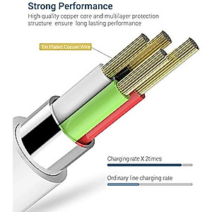 iPhone Charger, 4PACK 3/3/6/6Feet Long USB Charging Cable Fast Connector Data Sync Transfer Cord Compatible with iPhone 11 Pro Max XS XR X 8 7 6S 6 Plus SE 5S