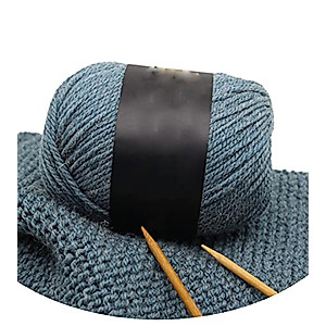 Yarn Knitting Crocheting 100G/Ball Milk Sweet Soft Cotton Baby Knitting Wool Yarn Thick Yarn Fiber Velvet Yarn Hand Knitting Wool Crochet Yarn for DIY Sweater-16 Dark Blue_4Pcs