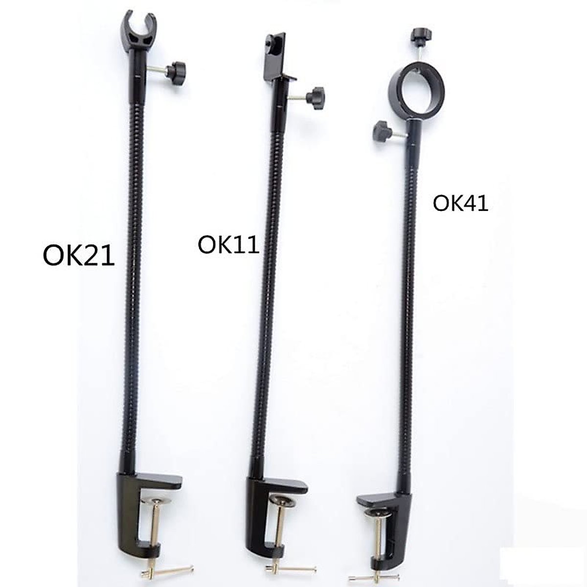 Handheld Digital Microscope Accessories Camera Gooseneck Arm Clamp Arm Stand for Microscope Industrial Camera and Flashlight Mount Microscope Accessories (Color : OK21)