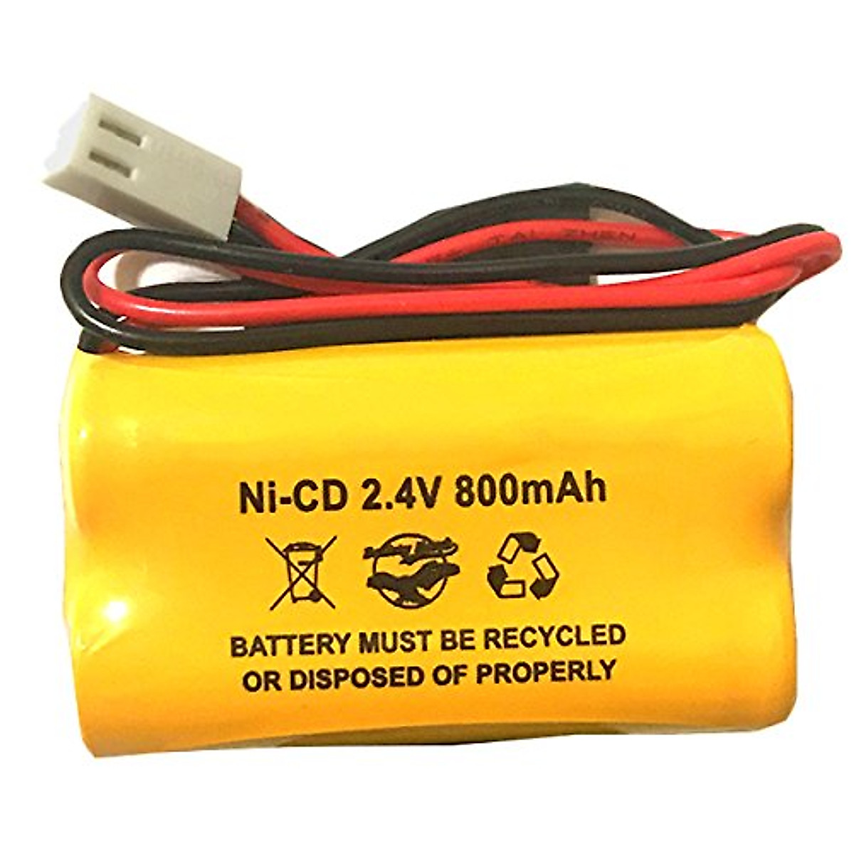 Dual-Lite 0120822-E 12-822 Atlight 100003A097 Lithonia Chloride 100-003-A093 100-003-A095 2.4v 800mah NiCad Battery Pack Replacement Exit Sign Emergency Light 12-790 Custom-7
