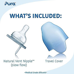 Pura Kiki 9oz/260 ml Stainless Steel Insulated Bottle w/Silicone Straw & Sleeve, 100% Plastic-Free, MadeSafe Certified, 100% Medical-Grade Silicone Straw for Kids, Toddlers, Babies & Infant – Mint