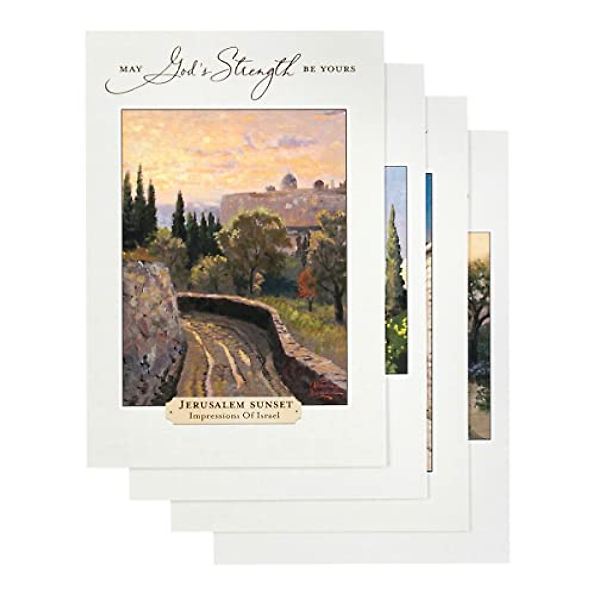 DaySpring Thomas Kinkade - Get Well - Inspirational Boxed Cards - God's Strength - 74869