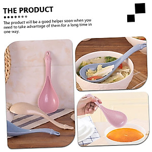 Anneome 4Pcs Kitchen Food Serving Spoon Creative Soup and Porridge Spoons for Buffet Catering and Everyday Use Multifunctional Utensils for Serving Food