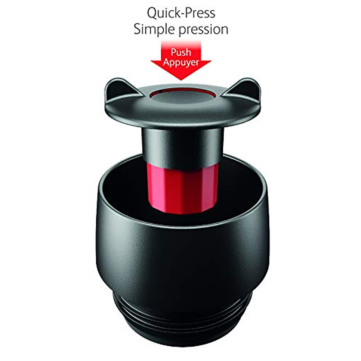 Emsa Vacuum mug"Travel Mug" 12.2 fl .oz. in blue, Blue