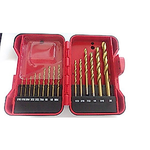 High Speed Drill Bit Set - 15 Pc