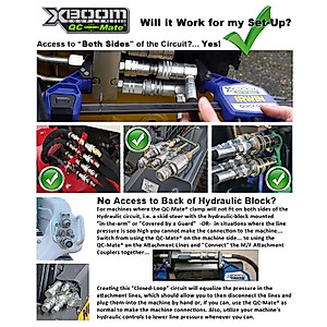 QC-Mate by XBoom Coupler (1/2" & 3/4" Duo-Jaw Set, 12” QC-Mate Clamp)