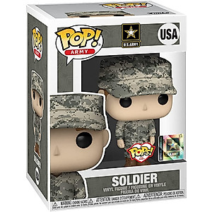 US Army - Soldier in Combat Uniform! Funko Pop Vinyl Figure (Bundled with Compatible Pop Box Protector Case)