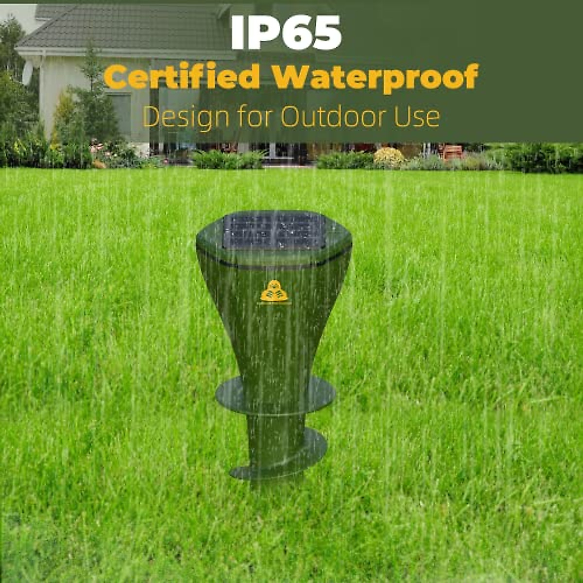 Mole Repellent Screw Solar Powered Outdoor Groundhog Deterrent ...
