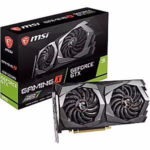 MSI Gaming GeForce GTX 1650 128-Bit HDMI/DP 4GB GDRR5 HDCP Support DirectX 12 Dual Fan VR Ready OC Graphics Card (GTX 1650 Gaming X 4G)