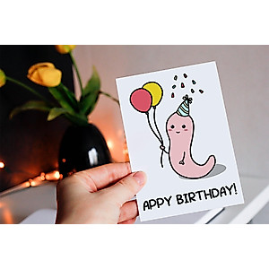OwingsDesignsPerfect Appy Birthday! Card - Birthday Card Gift For Doctor-Nurse - Cute Medical Card - Appendix Card - Greeting Card - General Surgeon Card