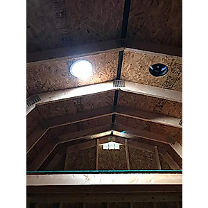 Solar LightBlaster for Shingled Sheds (Solar Tube Skylight for shed Applications)