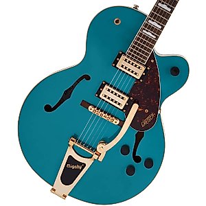 Gretsch G2410TG Streamliner Hollow Body Single-Cut and Gold Hardware Ocean Turquoise w/Bigsby