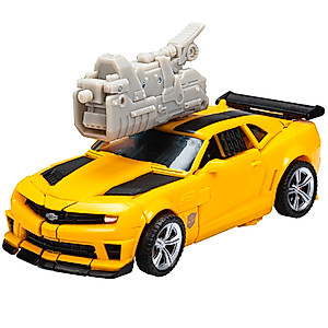 Transformers Toys Deluxe Class Universal Studios The Ride - 3D Bumblebee Action Figure - Ages 5 and Up, 4.5-inch