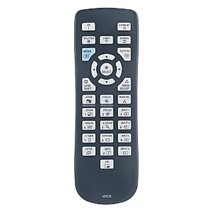 MXCB Replacement Remote fit for SANYO Projector PLC-WM5500 PLC-ZM5000CL PLC-ET30L PLC-HF10000L PLC-XP100L PLC-XP200L PLC-HF15000L PLC-HP7000L PLC-XM150 PLC-XM1500C PLC-XP2000CL