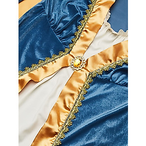 California Costumes Women's Plus-Size California Costumes Elegant Empress Renaissance Lady Long Gown Ren Faire Plus, Blue, 1X-Large