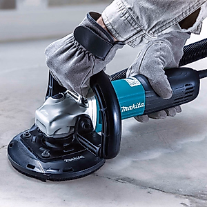 Makita PC5010CX1 5" SJS™II Compact Concrete Planer with Dust Extraction Shroud and Diamond Cup Wheel
