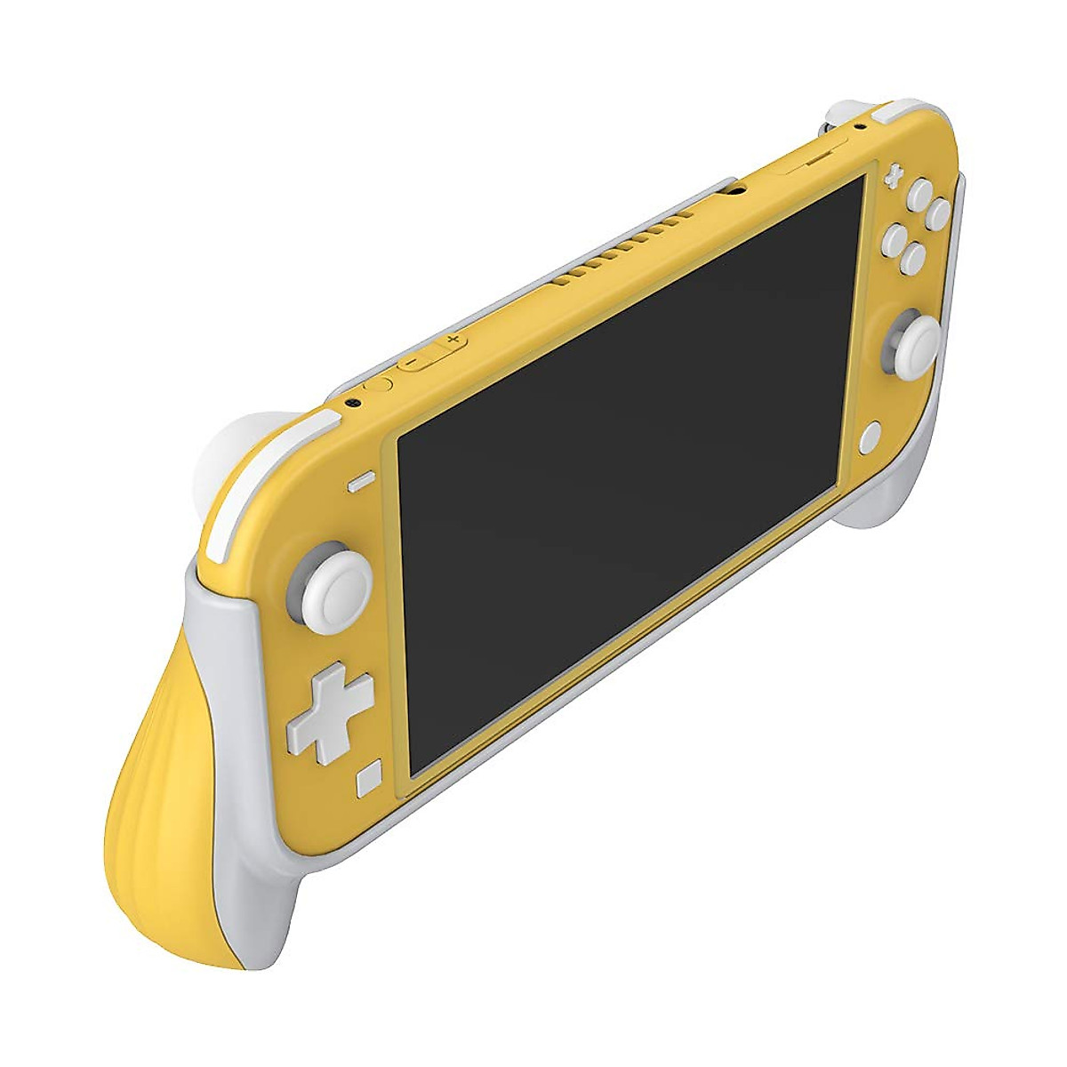 Azakio, Grip case for Nintendo Switch Lite,Ergonomic Nintendo Switch Lite Hand Grip, Accessories for Switch Lite (Yellow)
