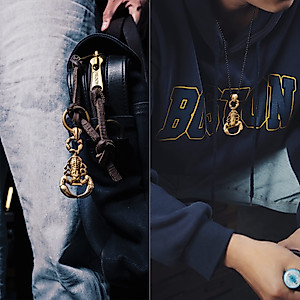 COPPERTIST.WU Scorpion Bottle Opener Beer Holder Keychain Accessories Gifts for Wine Lovers, Pocket Split Key Ring Bar Soda Beverage Beer Bottle Opener