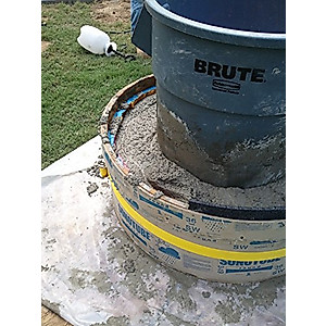 Concrete Fire Pit & Seat Wall Form Liner(NOT A Complete FIREPIT) Form Liner - Majestic Stack Stone 5' x 14" - Make Your own fire Pit - Walttools
