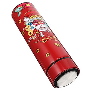 Veemoon 4pcs Year of The Rabbit Cup Year of The Rabbit Gift Chinese New Year Water Bottle Chinese Water Bottle Funny Water Bottles Souvenir Stainless Steel Travel Insulation