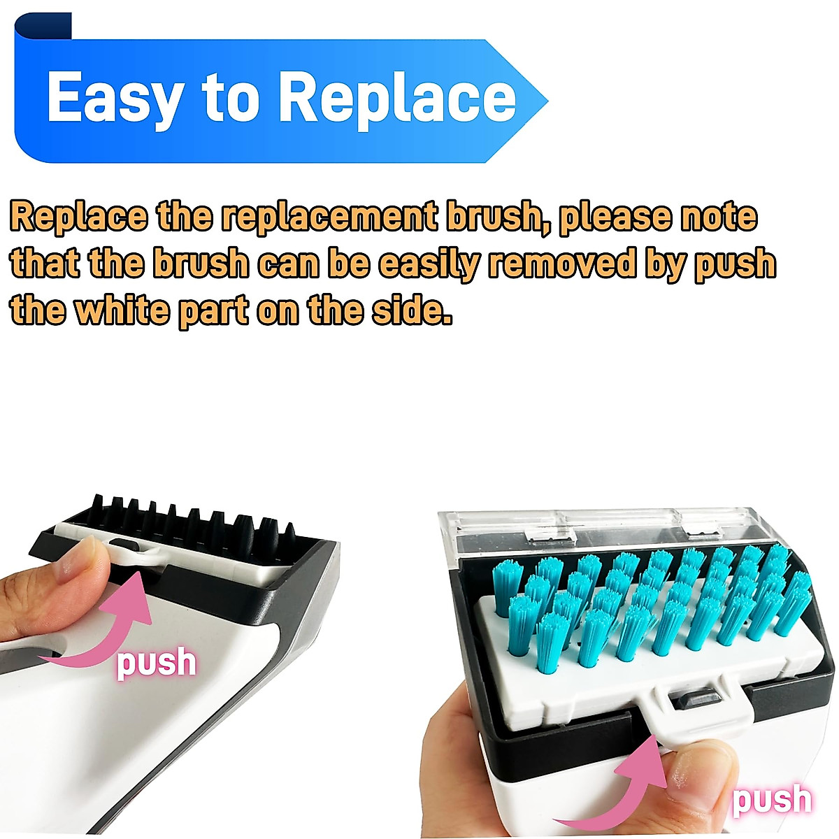 PX202BRN Tool Brush Replacement Parts Compatible With Shark StainStriker Portable Carpet PX201 PX202BRN PX203BRN CarpetXpert Upright EX201 R-EX200 R-EX201 EX150 EX151 Stain Striker Vacuum Brush,2 PCS