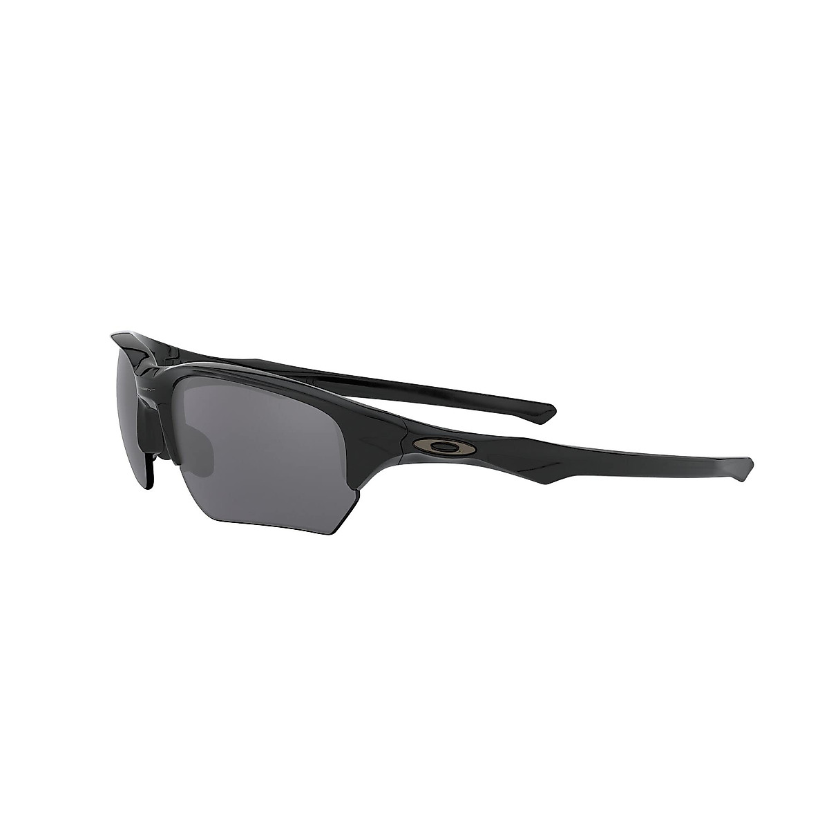 Oakley Men's OO9363 Flak Beta Rectangular Sunglasses, Polished Black/Black Iridium, 64 mm