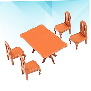 Totority 2 Sets Kids Resin Table and Chairs Child Mini