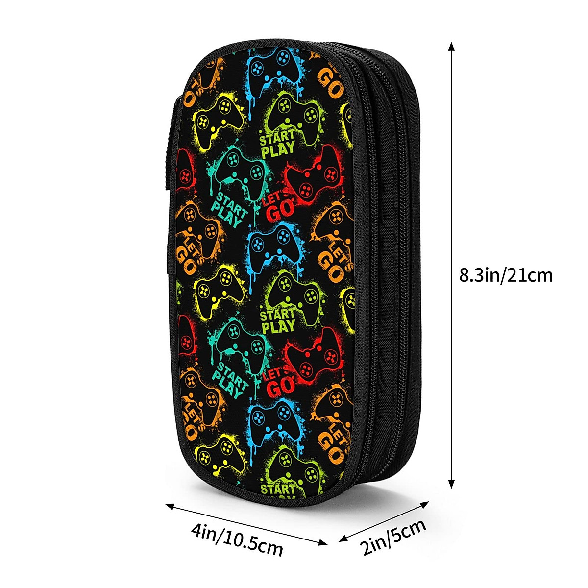 YETTA YANG Video Game Cool Pencil Box Case for Pen Holders Office Supplies Big Capacity large