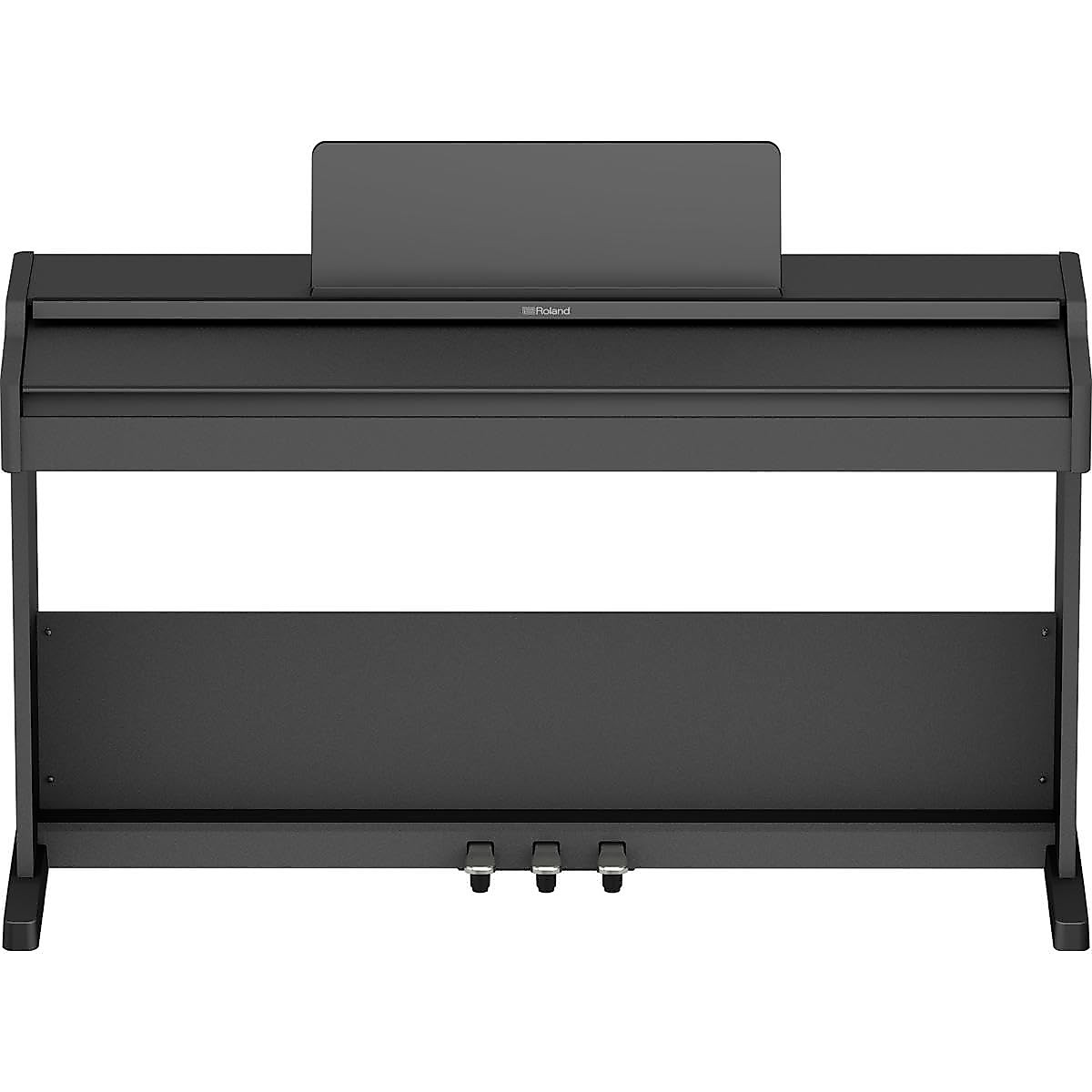 Roland RP107 Digital Compact and Affordable Home Piano with Traditional Upright Styling | Perfect for Beginners |Onboard Bluetooth & More,Black