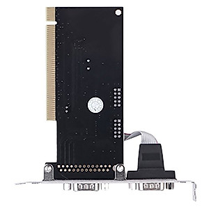 axGear 2 Ports Dual Bidirectional RS-232 DB9 9-pin Serial Port to PCI I/O Card Adapter