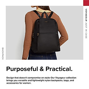 TUMI - Voyageur Just In Case Backpack - Lightweight Foldable Packable Travel Daypack for Women - Black
