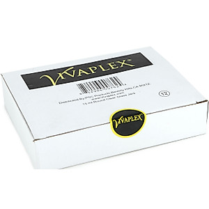 Vivaplex, 12, Clear, 15 ml (1/2 oz), Round Glass Jars, with Inner Liners and black Lids