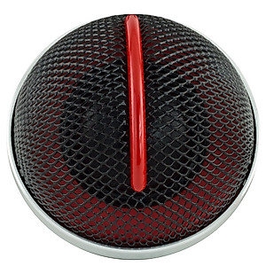 DS18 SQTW Tweeter 1.10-Inch 120 WATTS Max Silk Dome Neodymium Tweeter Sound Quality with 3M VHB Mounting Tape, Built-in Attenuation Switch (+2/0/-2) - Set of 2 (Black & Red)
