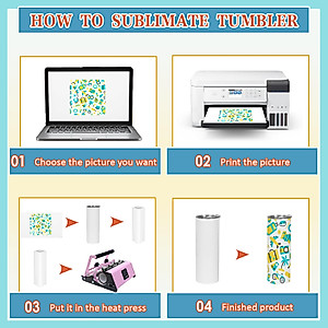 Lilsofee 25 Pack 20 oz Glow in the Dark Sublimation Tumblers with Lids and Straws Blank Stainless Steel Double Vacuum Metal Skinny Tumbler Heat Press Transfer Printing DIY Cups Luminous Blue