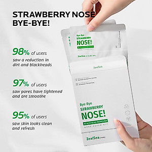 ZealSea New Blackhead Strips kit, Nose for Remover,Deep Cleaning Pore by Gently dissolve and export blackheads reject physical Tearing pore enlargement