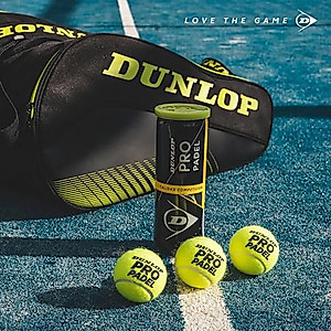 Dunlop Sports Dunlop Pro Padel, 3-ball can, Yellow