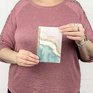 bloom daily planners 2023-2024 Pocket Planner - 4” x 6” - (July 2023 - July 2024) - MINI Weekly/Monthly Agenda Organizer & Calendar Book - Daydream Believer, Pink & Blue