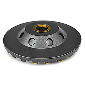 Megatron 4" Diamond Cup Grinding Removing Disc Wheel for Concrete, Paint, Epoxy, Glue and Mastic with CDB Newest Technology (Megatron 4")