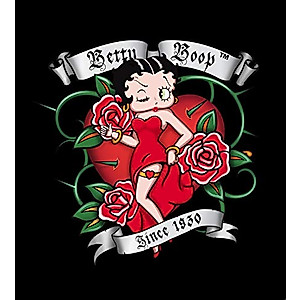 Classy Joint Queen Size ~ Betty Boop Blanket Luxury Plush Throw ~ Hearts & Roses