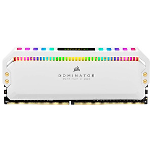 Corsair Dominator Platinum RGB 32GB (4x8GB) DDR4 4000 (PC4-32000) C19 1.35V Desktop Memory - White