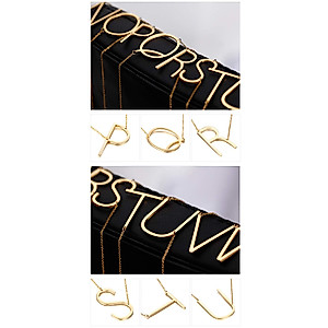 Memgift S Letter Necklace Personalized Initial Birthday Jewelry Gifts for Cousin Women Sister Daughter Wife Friend