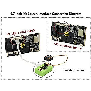 LILYGO T5-4.7 inch E-Paper ESP32 V3 Version 16MB Flash 8MB PSRAM WiFi BLE for arduino 18650 Battery Holder Version