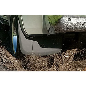 Husky Liners — Front & Rear Mud Guards | Fits 2021-2024 Ford F-150 (Excludes Raptor Models), Front and Rear - Black, 4 Pc. | 58526 - Black, 4 Pc | 58526