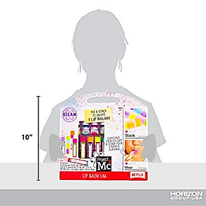 Project MC2 Create Your Own Lip Balm Lab, At-Home STEM Kits For Kids Age 6 And Up, Makeup Kits, DIY Lip Balm, Activities for Birthday Parties, Sleepovers