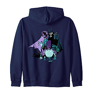 Disney Haunted Mansion Movie Hatbox Ghost Bride Harriet Ben Zip Hoodie