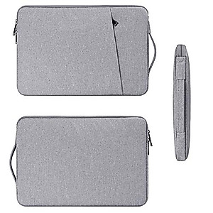 Laptop Sleeve 15.6 Inch, 16 Inch Laptop Case Cover for Lenovo IdeaPad/ThinkPad, HP Victus 15.6" Gaming Laptop/HP Pavilion/Envy x360, ASUS VivoBook Notebook, Dell Inspiron Carrying Bag, Light Grey