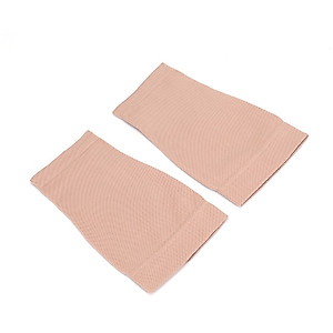 FSSuiQi 1 Pcs Black/Beige Lengthened Forearm Compression Arm Slimming Sleeve, Tattoo Cover Up Bands Concealer Support, Carpal Tunnel Arthritis Arm Support (Medium, 1 Pcs, Beige)