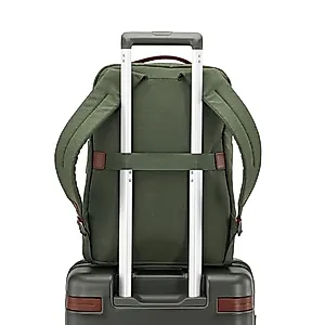 Samsonite Virtuosa Carry-On Travel Backpack with Padded Laptop Sleeve, Pine Green